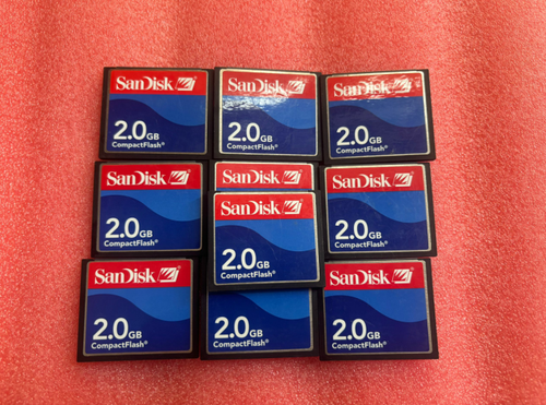 10PCS sandisk 2GB CF Memory CARD compact flash card SDCFJ | eBay
