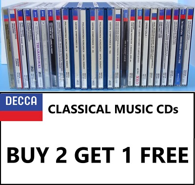 Decca / London Classical Music CDs - Choose Your Title - Buy 2 Get 1 ...