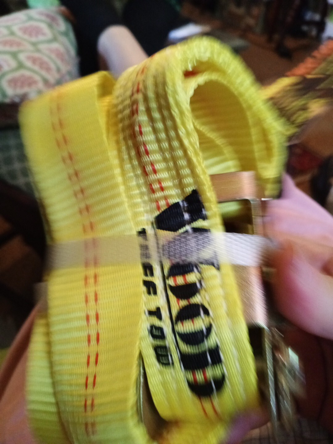 Set of 3 Woods Tuff Tow Heavy Duty Ratchet Tie Down Straps 1.5 Inches X ...