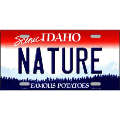 Nature Idaho Novelty Metal License Plate Tag LP-9878 | eBay