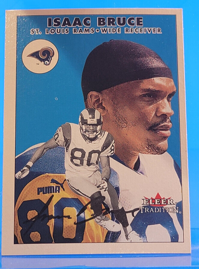 Isaac Bruce, WR - Fleer-Tradition / Skybox - Rams, 2000 - #170 | eBay