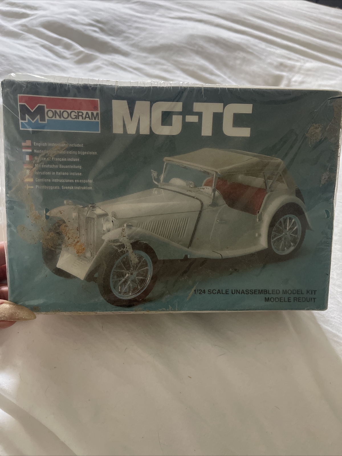 Monogram 1947 MG-TC model car kit Vintage. Original Box. Never Opened ...