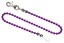 Ball Chain Key Chain Or Wallet Chain Punk Style With Metal Clasp Purple ...