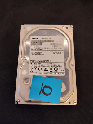 HGST Hitachi 4TB 7.2K SATA 3.5'' Hard Drive 0F19459 H3U40006472S HDD ...