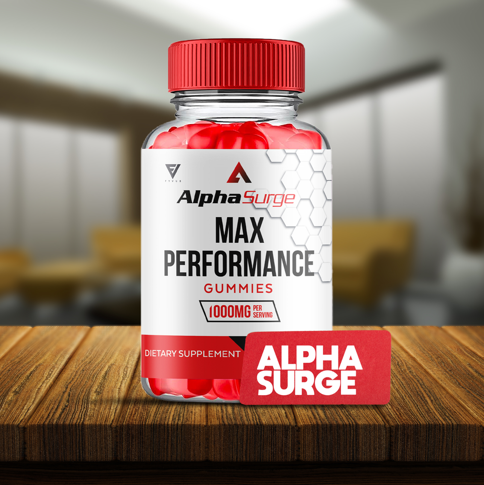 Alpha Surge Gummies, Alpha Surge Daily High Drive Support Formula (60 ...