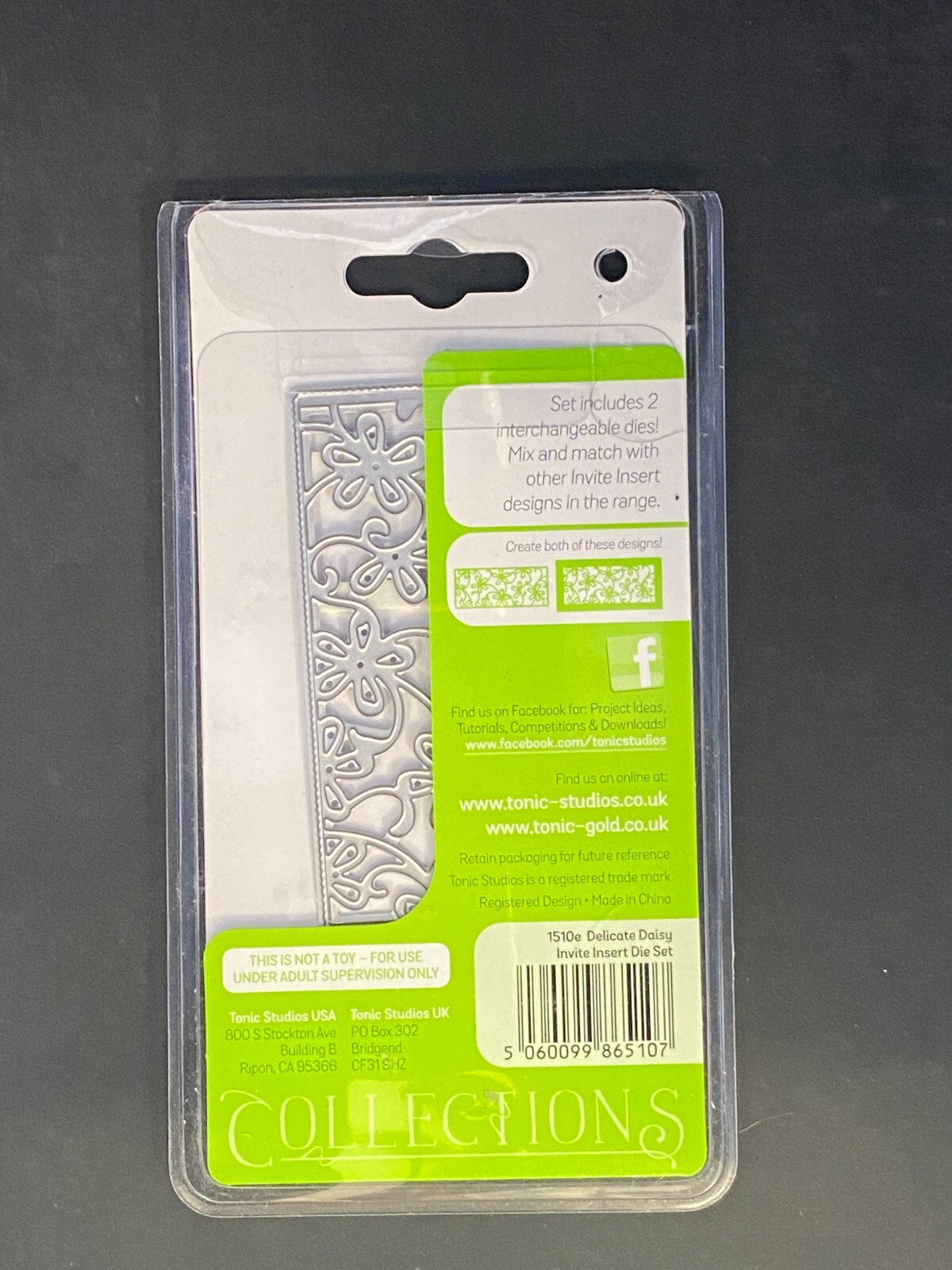 Tonic Verso Invite Insert Craft Dies Metal Cut Stencil Emboss Embossing ...