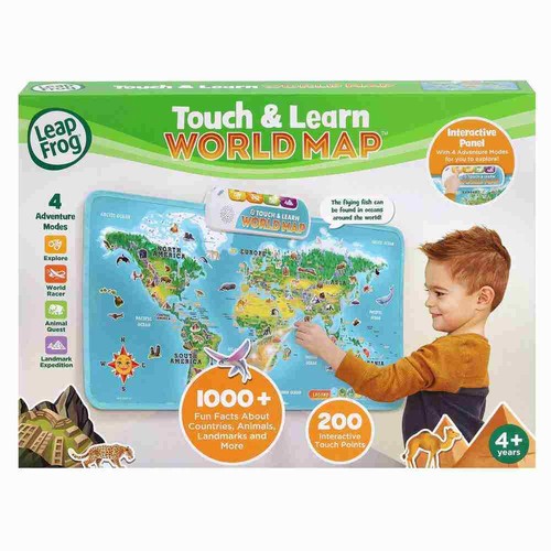 LeapFrog All About The World Map | eBay Australia