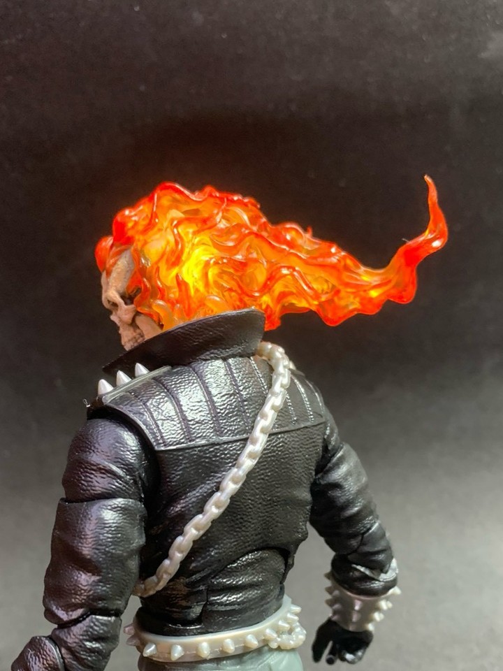 1:6 1:12 1:18 Ghost Rider Head Sculpt For 12'' 6'' 3.75'' Action Figure ...