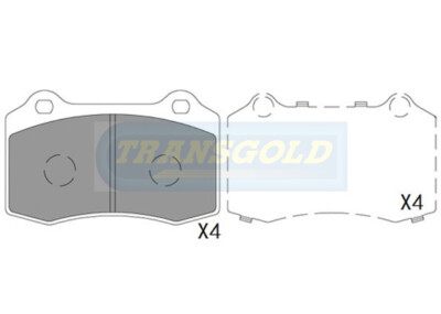 Rear Brake Disc Pads TG1936N DB1936 suits Brembo Calipers suits Fpv Ba ...