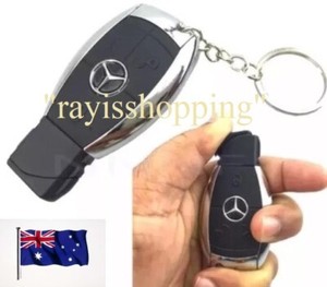 MERCEDES Car Key Ring Cigarette Lighter Cigar Heating Jet Flame Butane ...