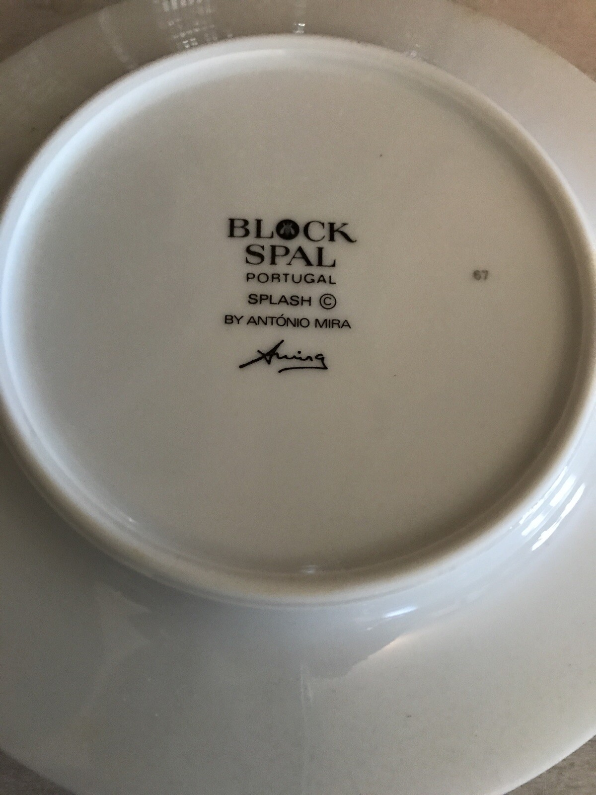 BLOCK Spal Portugal SPLASH - Set of 4 BREAD & BUTTER PLATES - NEW | eBay