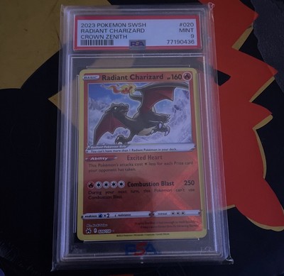 Pokemon Slab Charizard Radiant | eBay