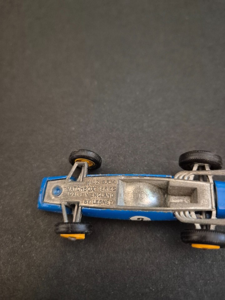 LESNEY MATCHBOX #52 BRM RACING CAR #5 BLUE 1965 ish | eBay Australia