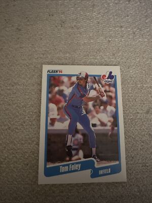 1990 Fleer Tom Foley Montreal Expos #344 | eBay
