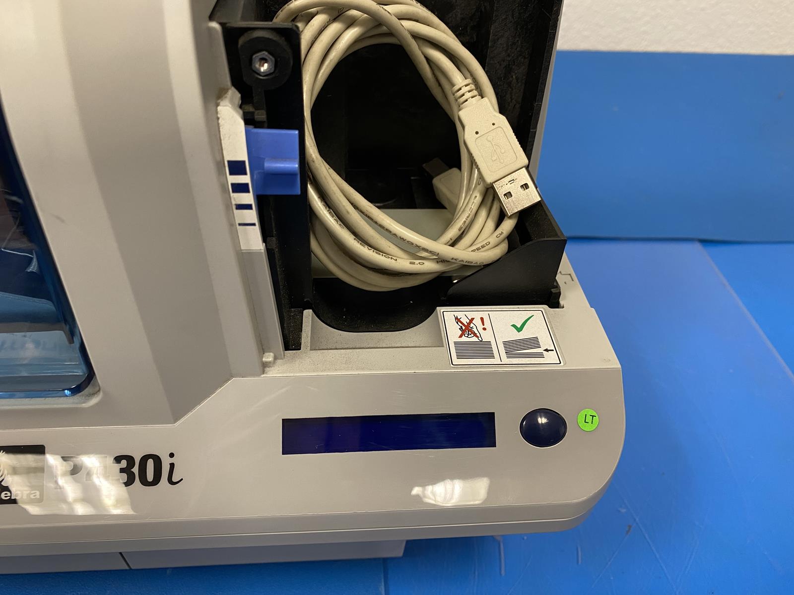 Zebra P430i ID Card Printer | Thermal | Color | USB 1.0/1.1 | 10 inches ...