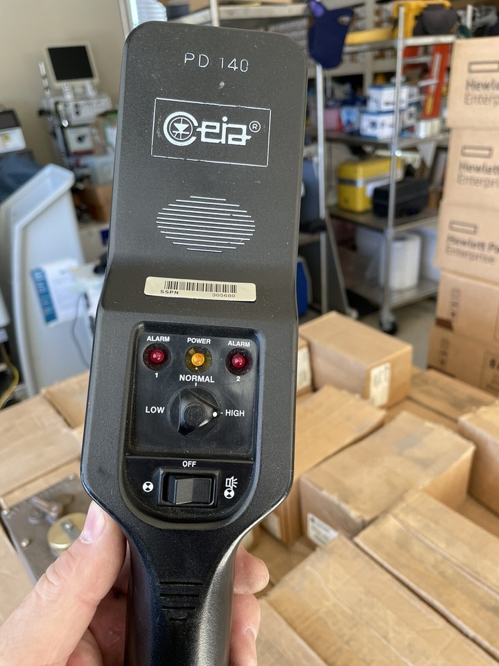 Eia Metal Detector Wands Model PD140 Lot Of 5 Units. | eBay
