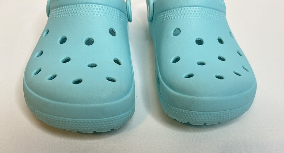 Crocs Clog Iconic Comfort Shoe Teal Light Blue Unisex Size US W8 M6 | eBay