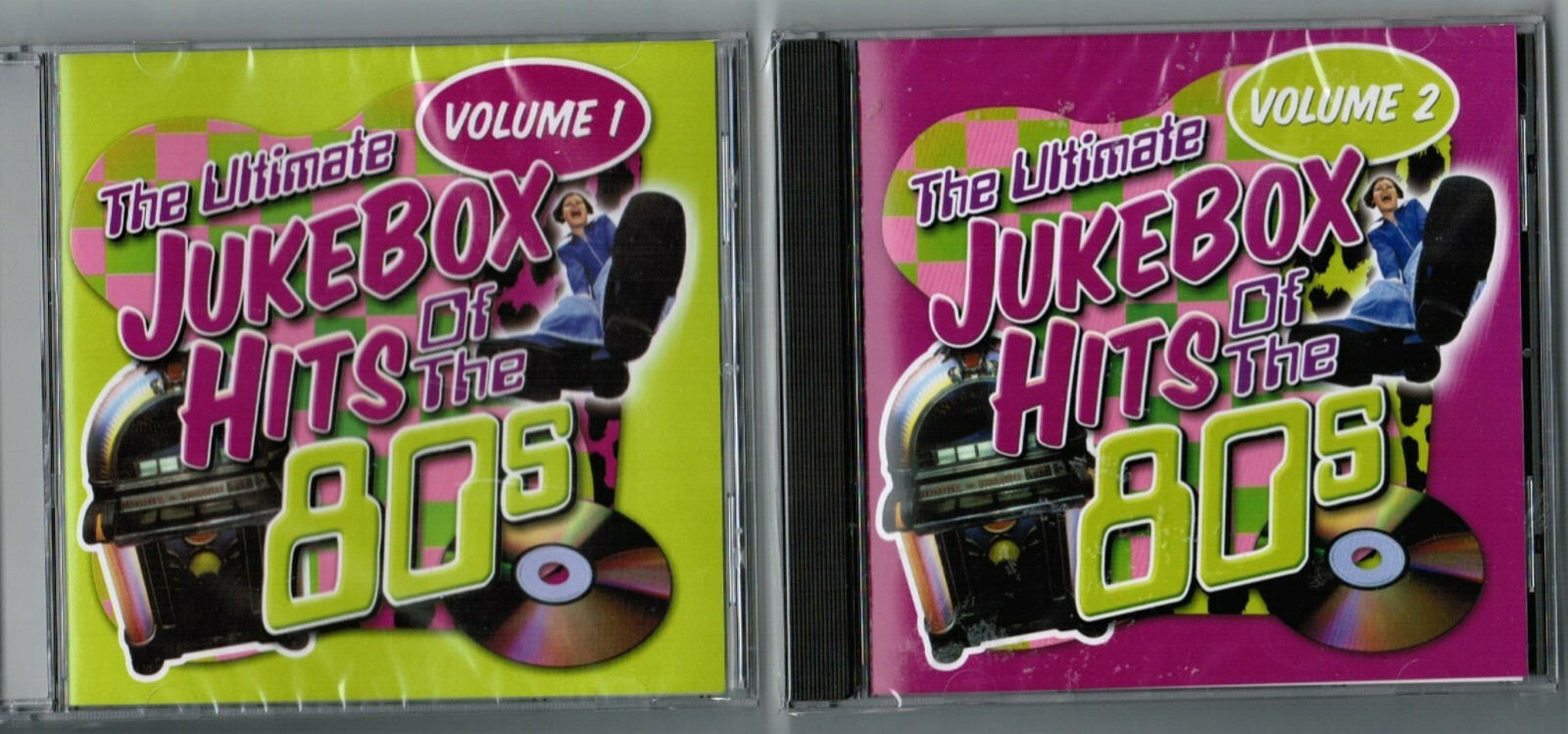 THE ULTIMATE JUKEBOX HITS OF THE '80s: Vol. 1, Vol. 2 [2 CDs, 2001] NEW ...
