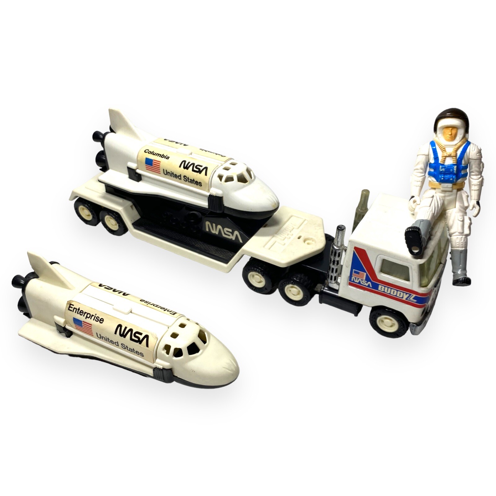 Vintage Buddy L. - NASA Toy Model Set - Columbia USA - 3 Vehicles ...