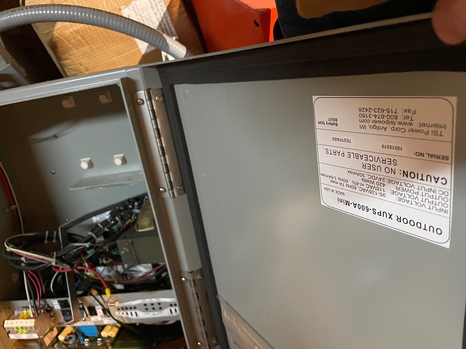 TSI Power XUPS-600 OUTDOOR UPS WITH REGULATION VOLATAGE | eBay