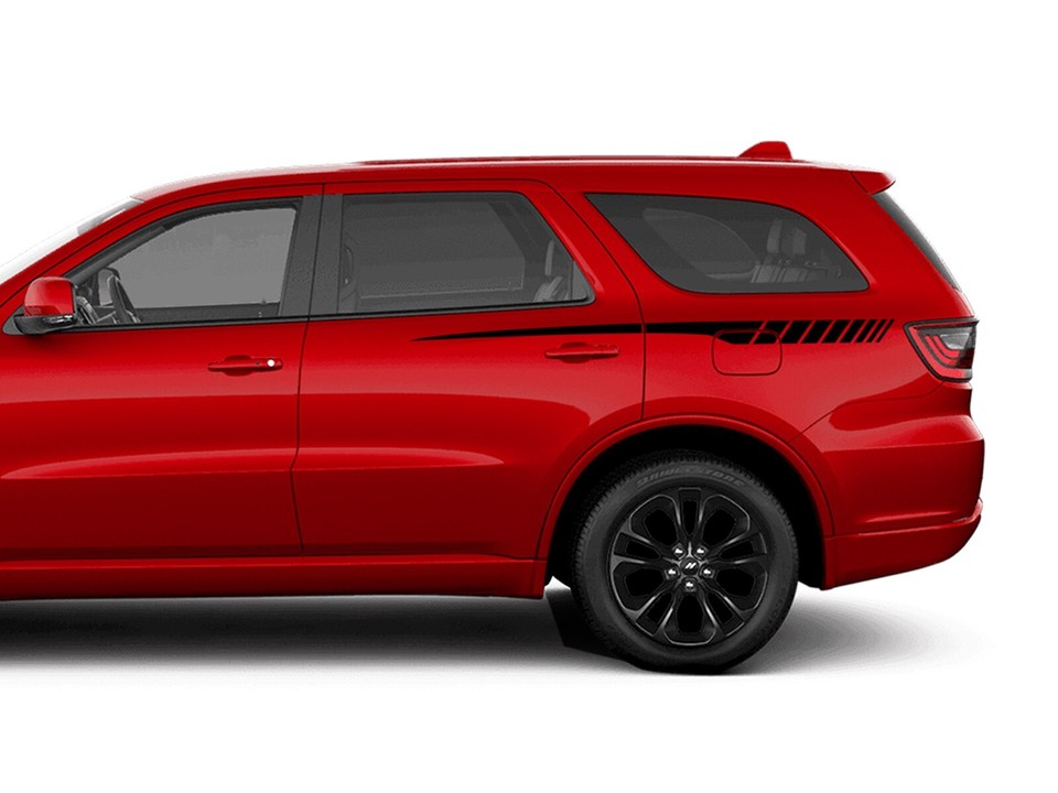 Back side stripes graphics stickers decal compatible with Dodge Durango ...