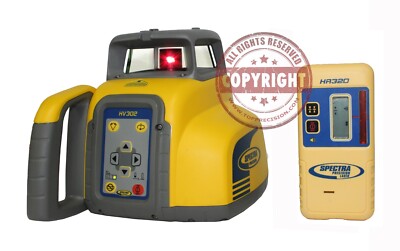 SPECTRA PRECISION HV302 SELF LEVELING ROTARY LASER LEVEL, TOPCON ...