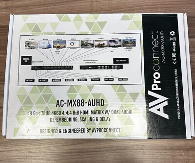 AV Pro Edge AC-MX44-AUHD HDMI Matrix Switch Full 4:4:4 | eBay