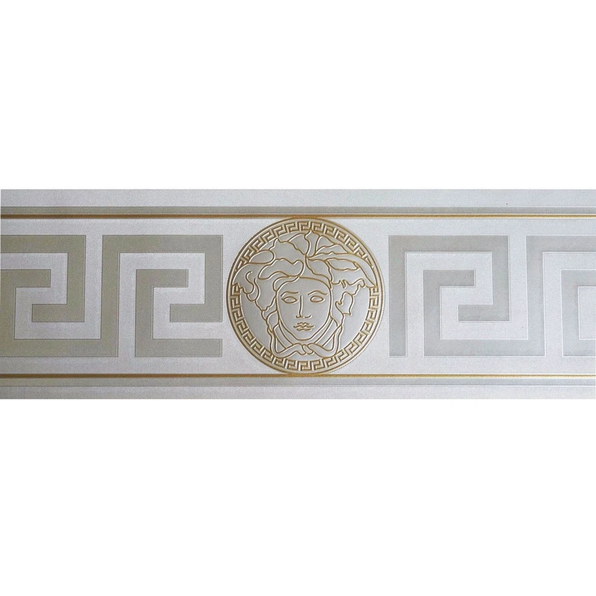 Gold Versace Logo Border