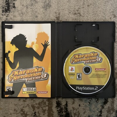 🔥 Karaoke Revolution Volume 3 (PlayStation 2 PS2, 2004) CIB. Mint. See ...