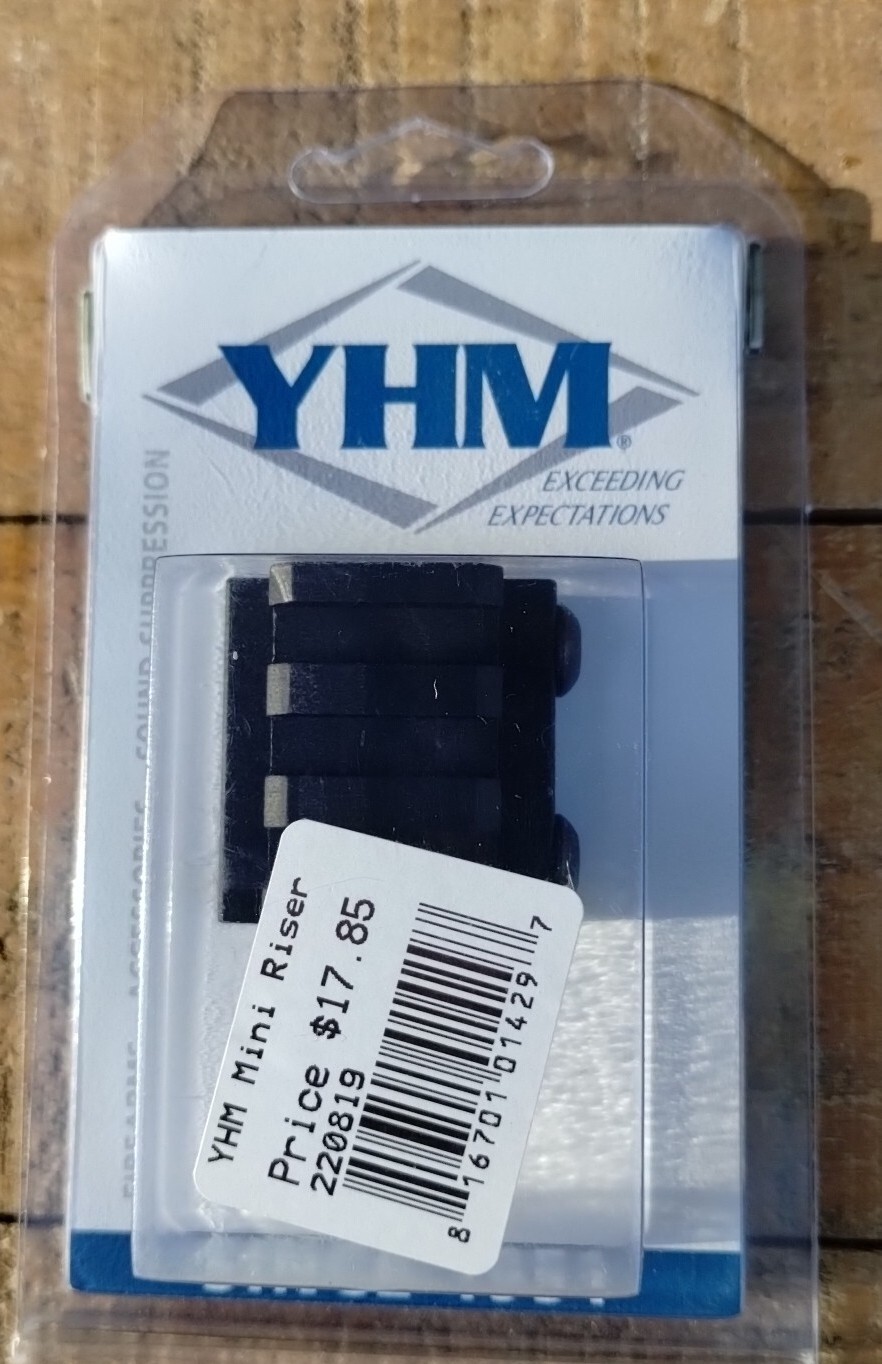 Yankee Hill Machine 3 Slot Picatinny Mini Riser Black for sale online ...