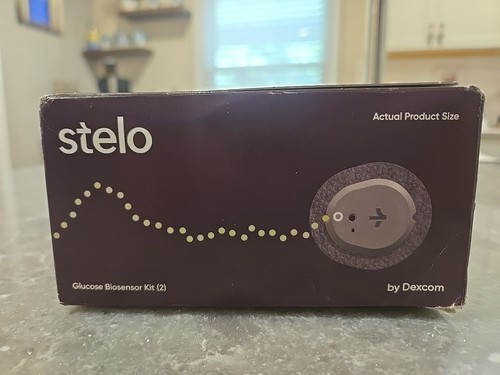 Stelo Glucose Biosensor Kit (1 box - 2 biosensors) By Dexcom Diabetes ...