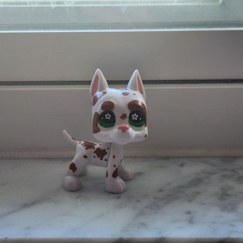 LPS Harlequin Great Dane Dog Custom OOAK Hand Painted Littlest Pet Shop ...