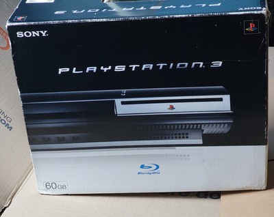 Sony PlayStation 3 PS3 CECHA01 60GB Backwards Compatible Console w ...