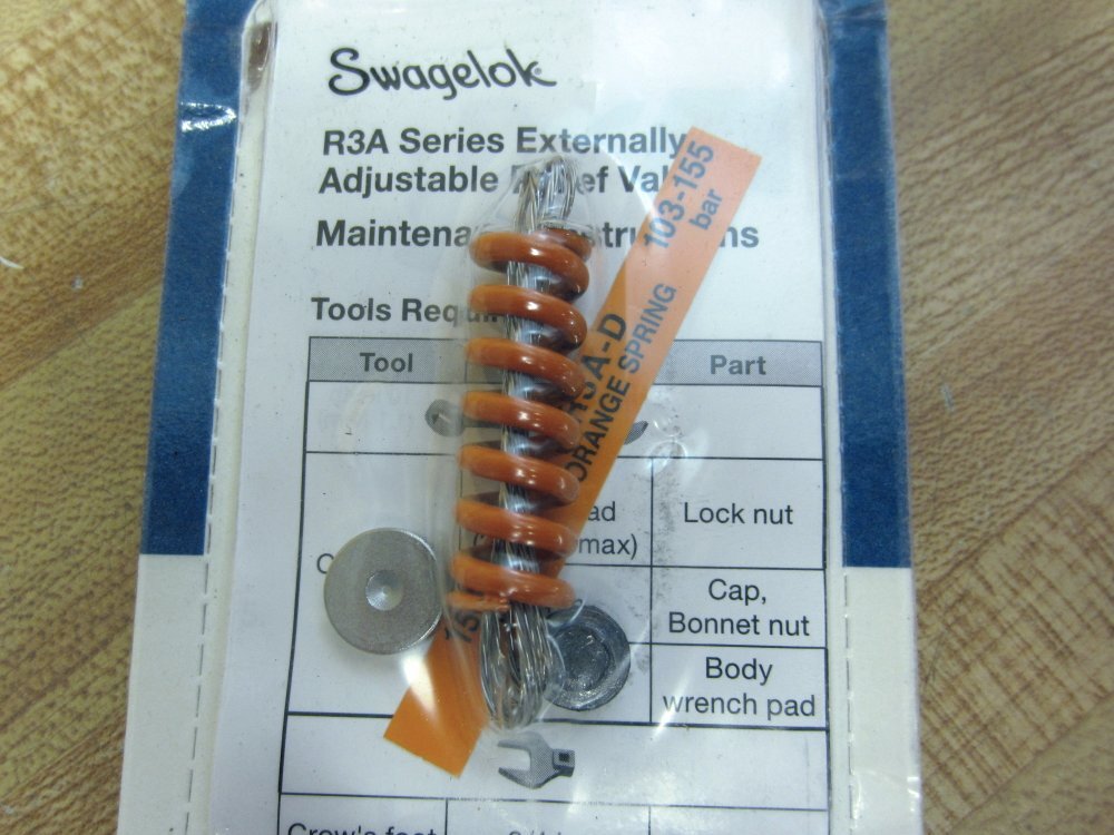 Swagelok 177-r3a-k1-d Spring Kit for Proportion Valve 1500 to 2250 PSI ...
