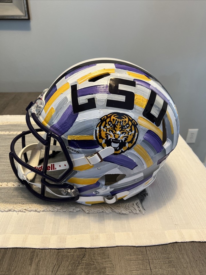 JOE BURROW BENGALS LSU SIGNED FULL SIZE AUTHENTIC HELMET 1/1 Original ...