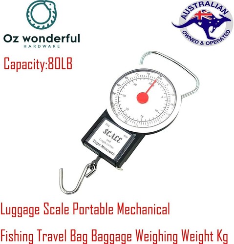 Portable Mechanical Luggage Scale Fishing Travel Bag Baggage Weighing ...
