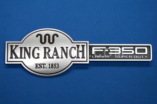 "F-350 KING RANCH" BRAND NEW OEM EMBLEM TAILGATE F350 2009-2012# 3C3Z ...
