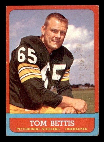 1963 Topps Football #132 Tom Bettis VG/EX *g1 | eBay