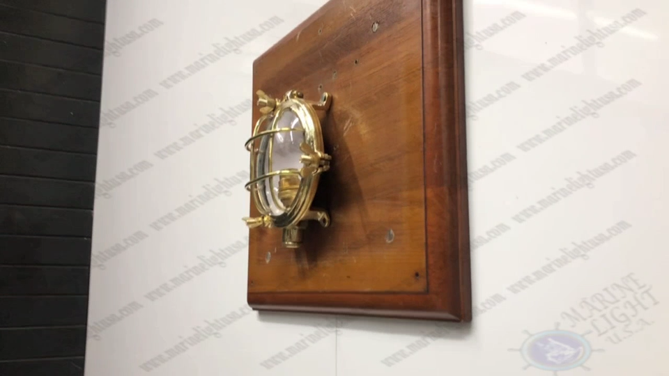 Maritime Theme Brass Wall Ceiling Mount Small Bulkhead Deck Turtle ...