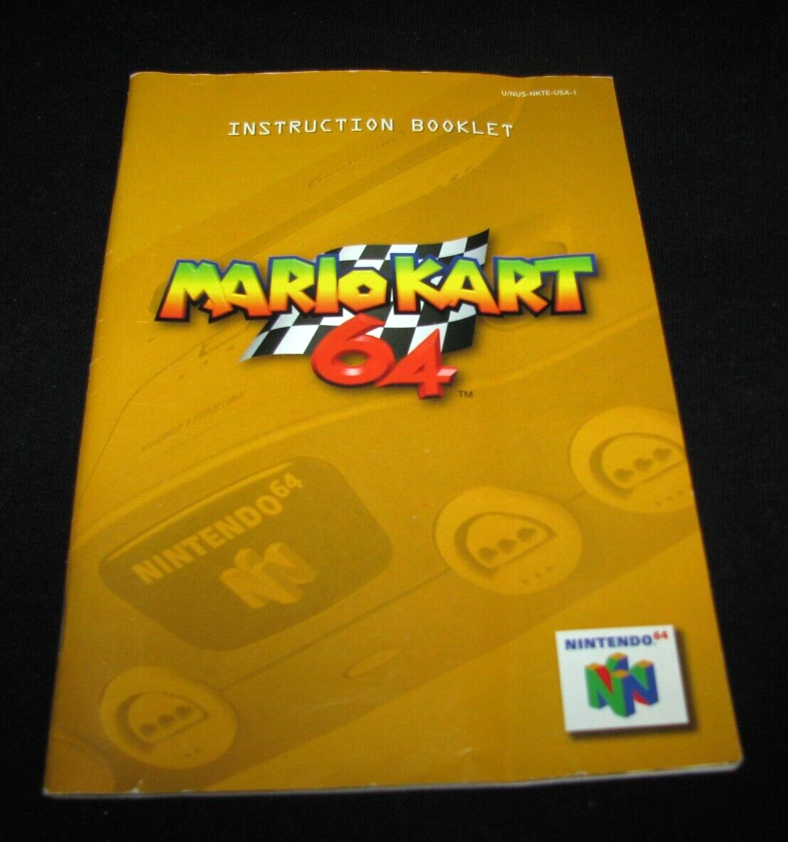 MARIO KART 64 Nintendo 64 N64 Instruction Manual Booklet | eBay