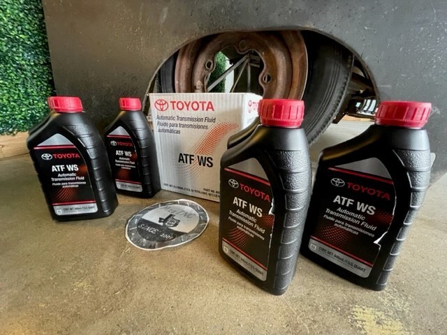 (6) Quart GENUINE TOYOTA ATF WS Automatic Transmission Oil 00289-ATFWS ...
