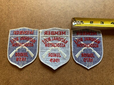 VINTAGE 1968 1970 NRA NATIONAL RIFLE ASSOCIATION JUNIOR PATCH LOT | eBay