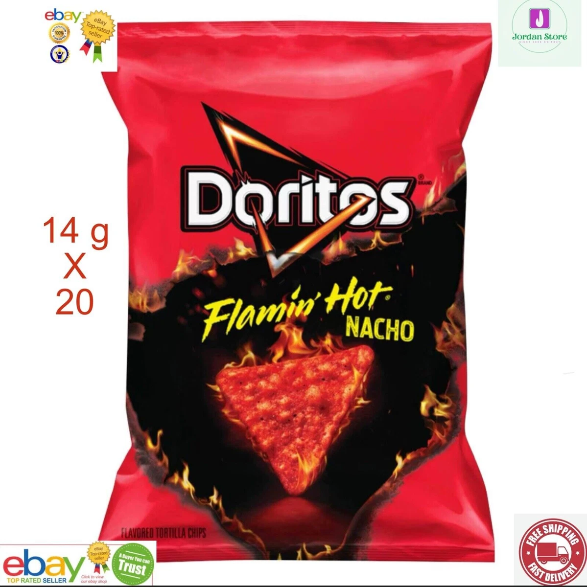 Doritos Tortilla Chips Flamin Hot Cool Ranch Flavored Oz 56 Off