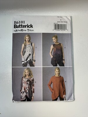 Butterick #B6101 Misses' Loose Fitting Tunics Size XS-M - UNCUT | eBay