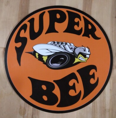 Dodge Super Bee Logo Orange Sign 12 Inch Aluminum | eBay