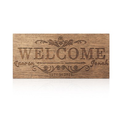 Custom Text personalized Wedding Welcome Venue Sign Exquisite ...