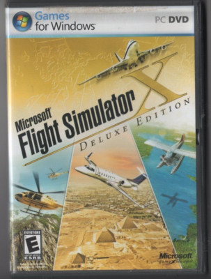 Microsoft Flight Simulator X: Deluxe Edition (PC, 2006, Microsoft) | eBay