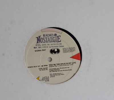 MAXI 12" SIGMA FAY Alien child / You're the drug in my life CGD 15121 ...