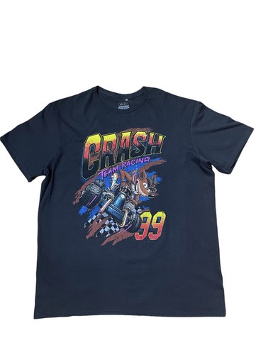 Crash Bandicoot CTR Crash Team Racing Nitro Fueled Shirt Sz M | eBay