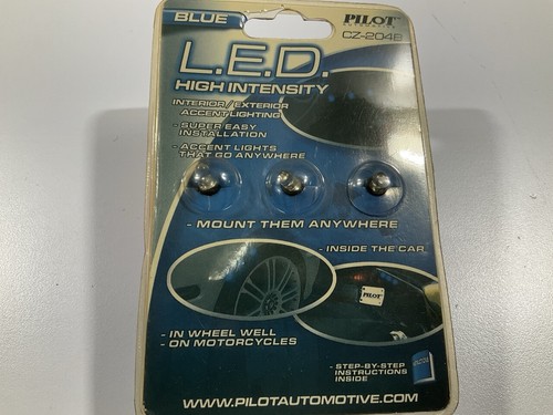 Pilot CZ-204B High Intensity Blue LED Accent Lights 12V 3PC | eBay